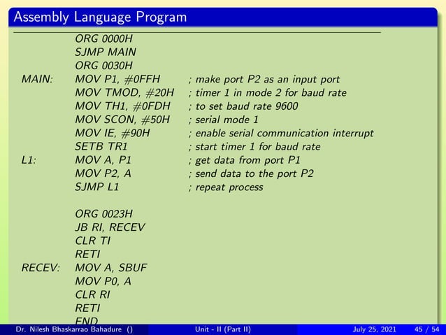 Interrupts Of Microcontroller 8051 Pdf