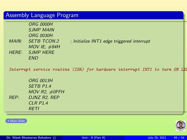 Interrupts Of Microcontroller 8051 Pdf