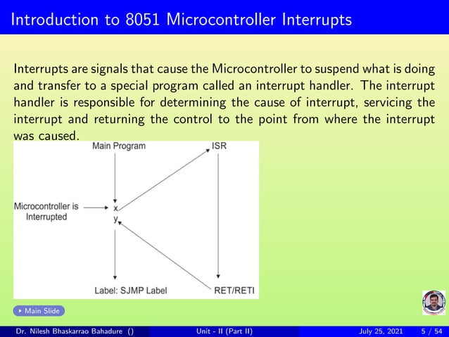 Interrupts Of Microcontroller 8051 Pdf