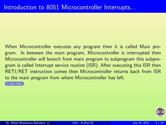 Interrupts of microcontroller 8051 | PDF Interrupts of microcontroller 8051 | PDF