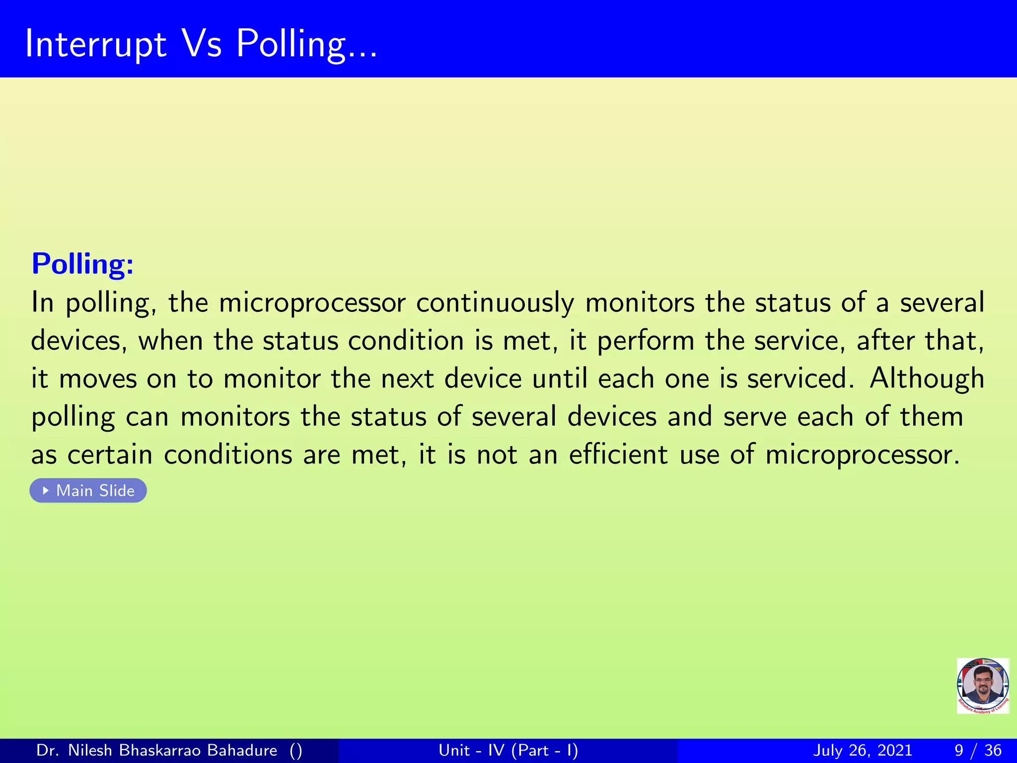 Interrupts of microprocessor 8085 | PDF