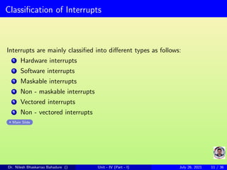 Interrupts of microprocessor 8085 | PDF