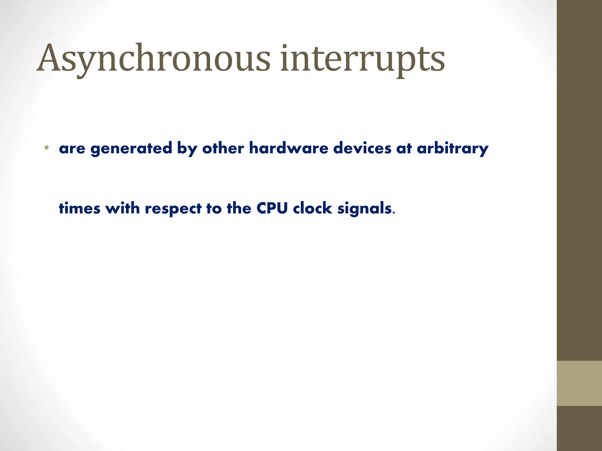 Interrupts ppt | PPTX