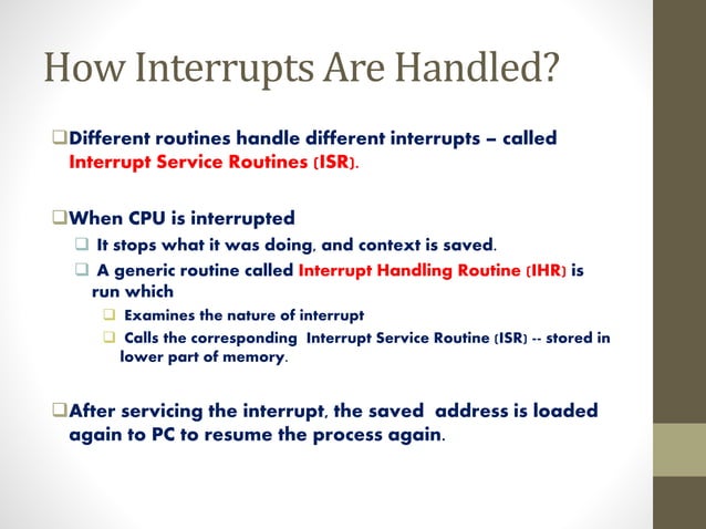 Interrupts ppt | PPTX
