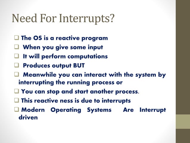 Interrupts ppt | PPTX