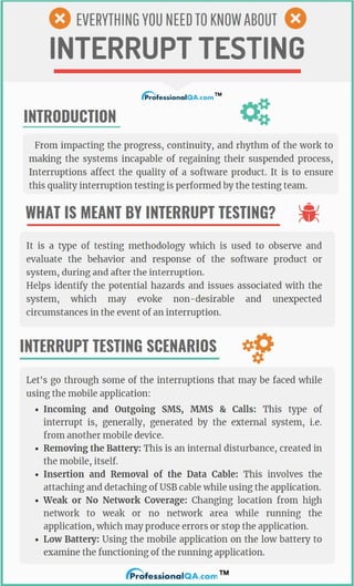 Interrupt Testing: A Complete Guide | PDF