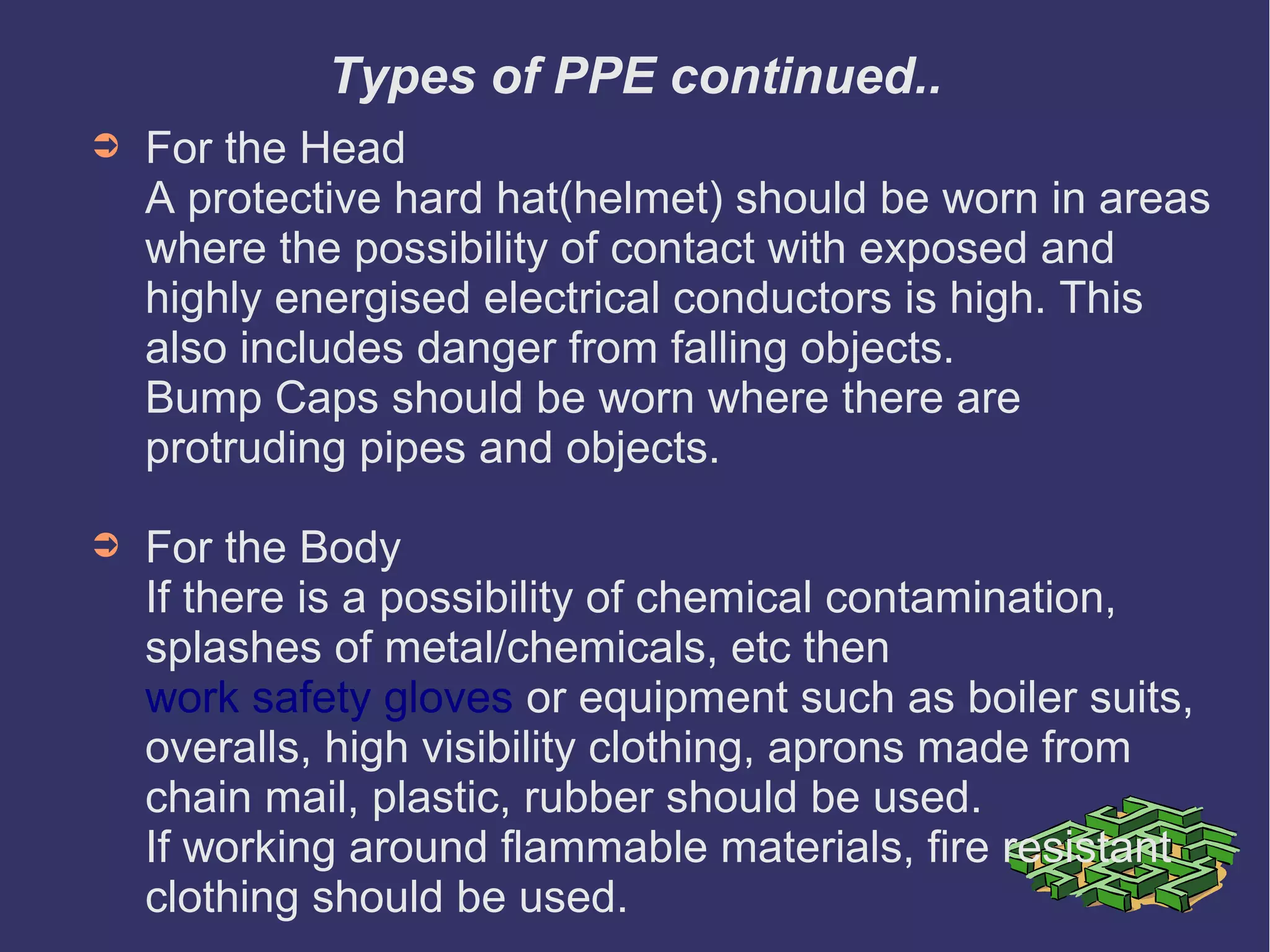 Hazards and Different Types of PPE | ODP