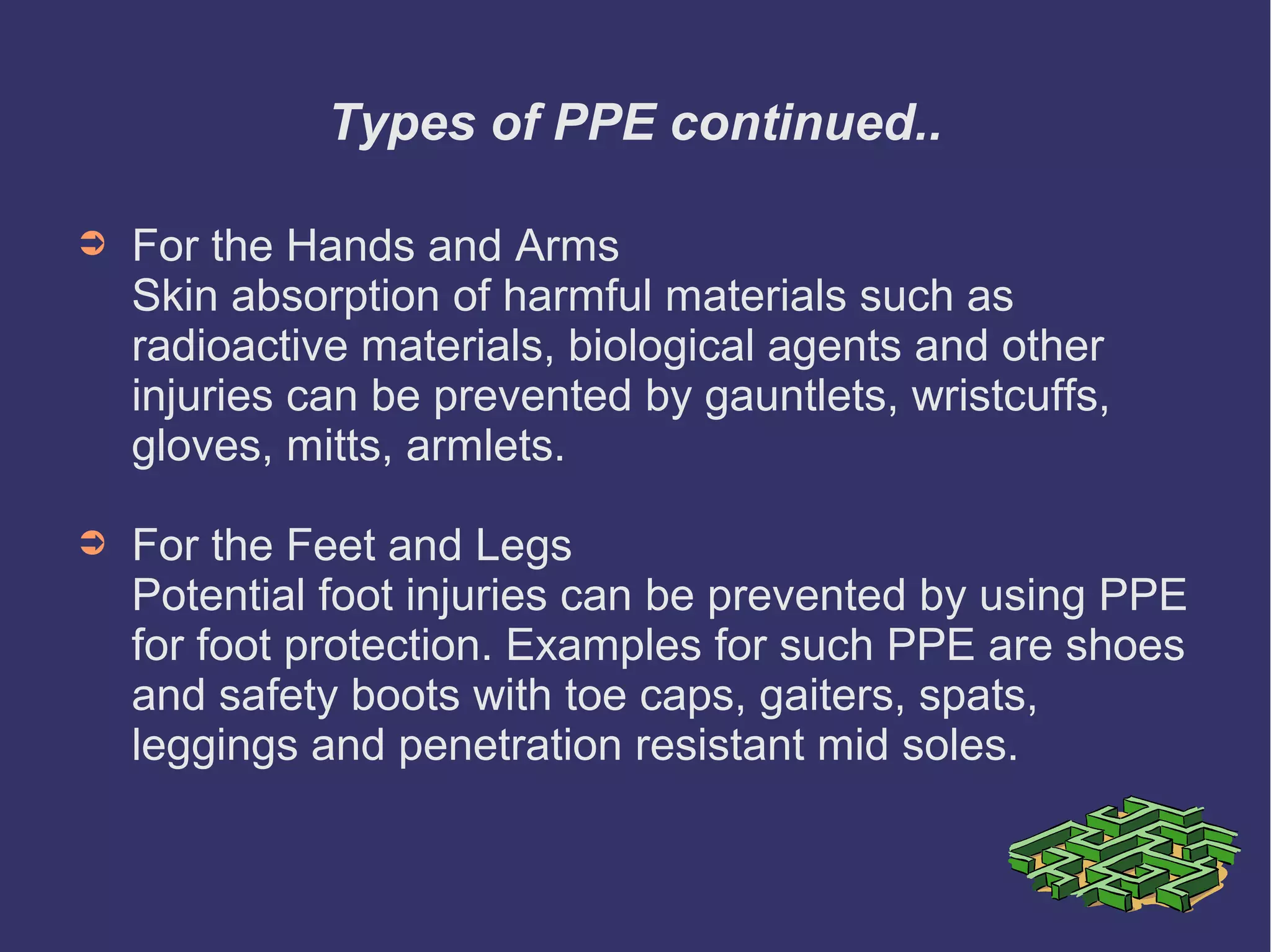 Hazards and Different Types of PPE | ODP