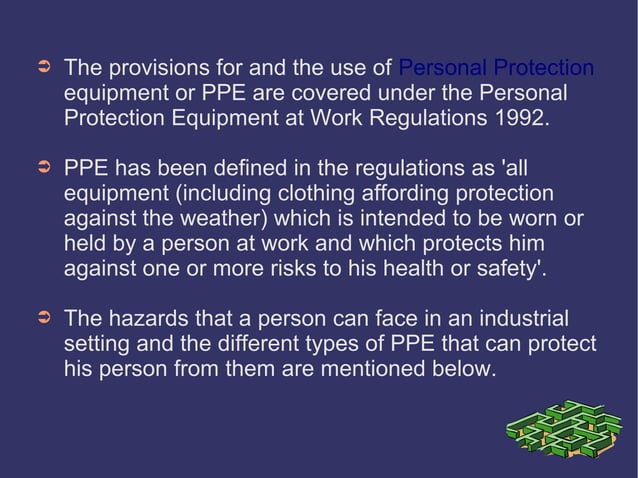 Hazards and Different Types of PPE | ODP