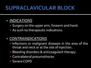 Supraclavicular Block