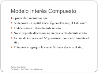 Interés compuesto continuo | PPTX