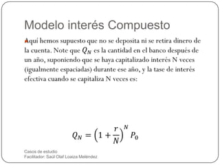 Interés compuesto continuo | PPTX