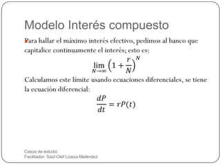 Interés compuesto continuo | PPTX