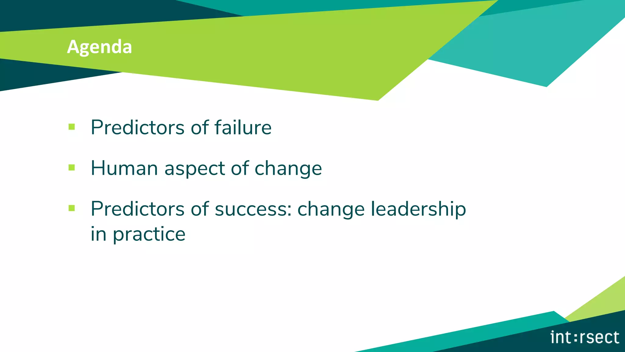 Leveraging Change Leadership to Find Success in your IRM Program | PPT