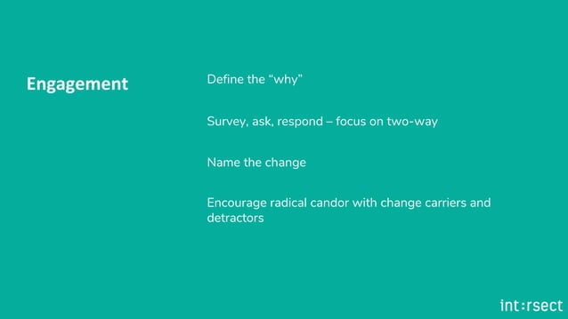 Leveraging Change Leadership to Find Success in your IRM Program | PPT