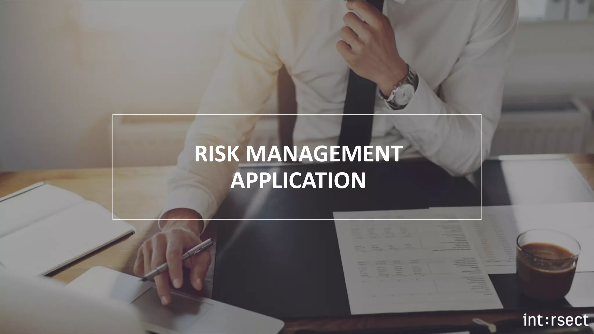 An Intro to Resolver's Risk Application | PDF