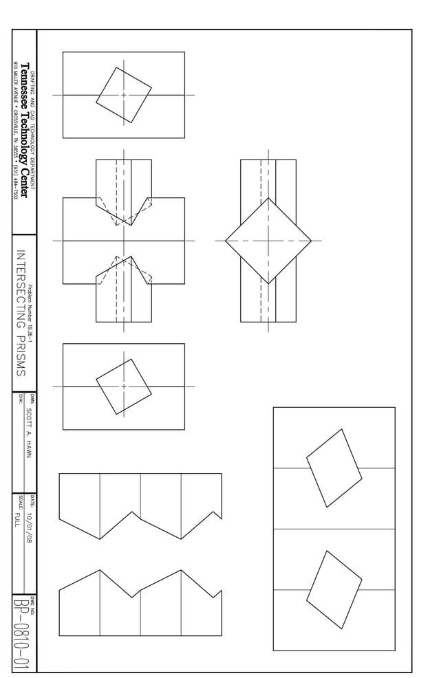 Intersecting Prisms 19.36 1 Model | PDF