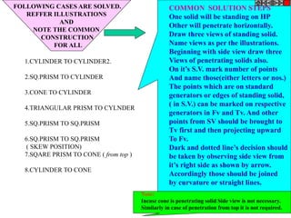 Intersection of-solids-guidance | PDF