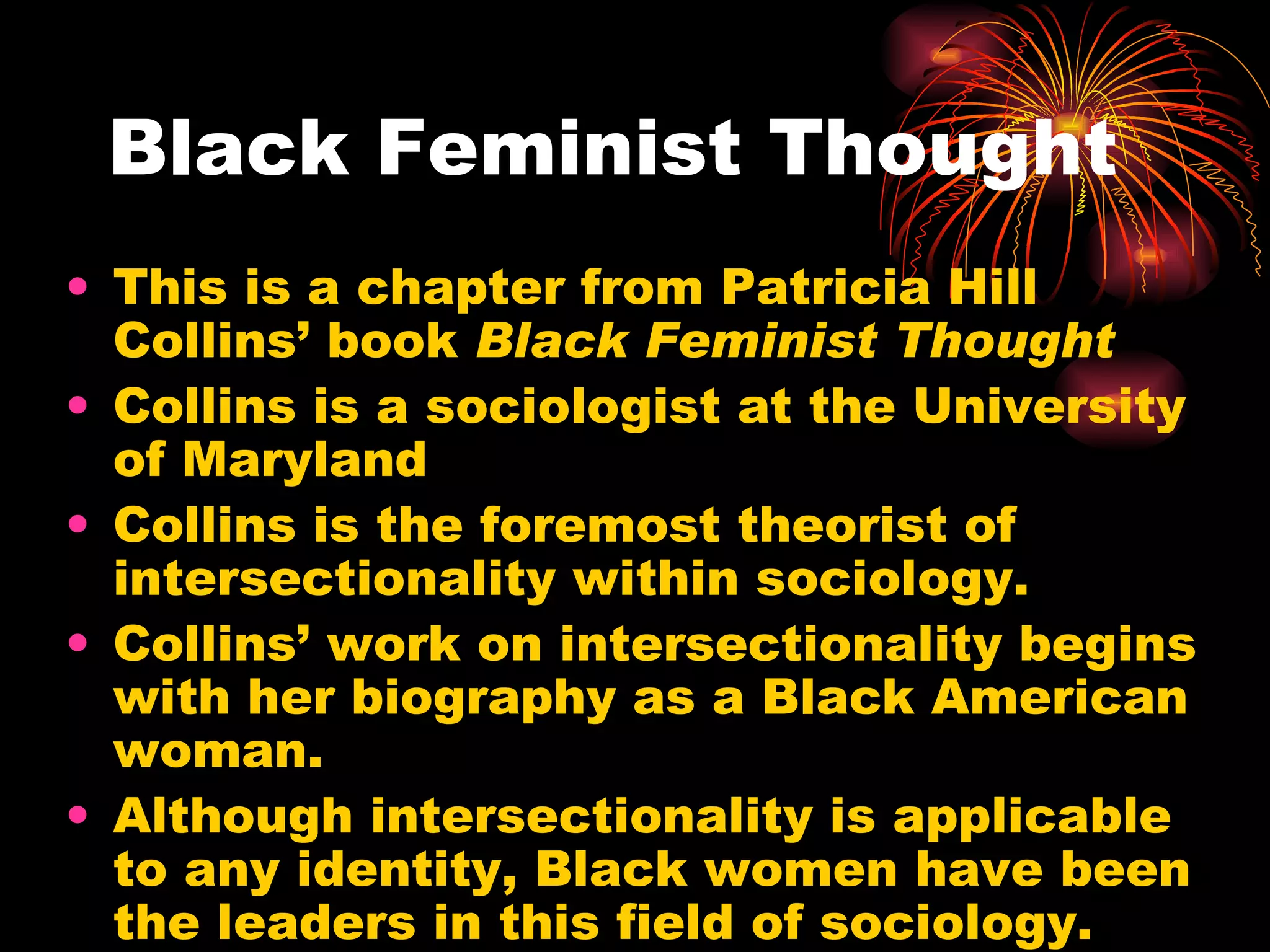 Intersectional Theory | PPT