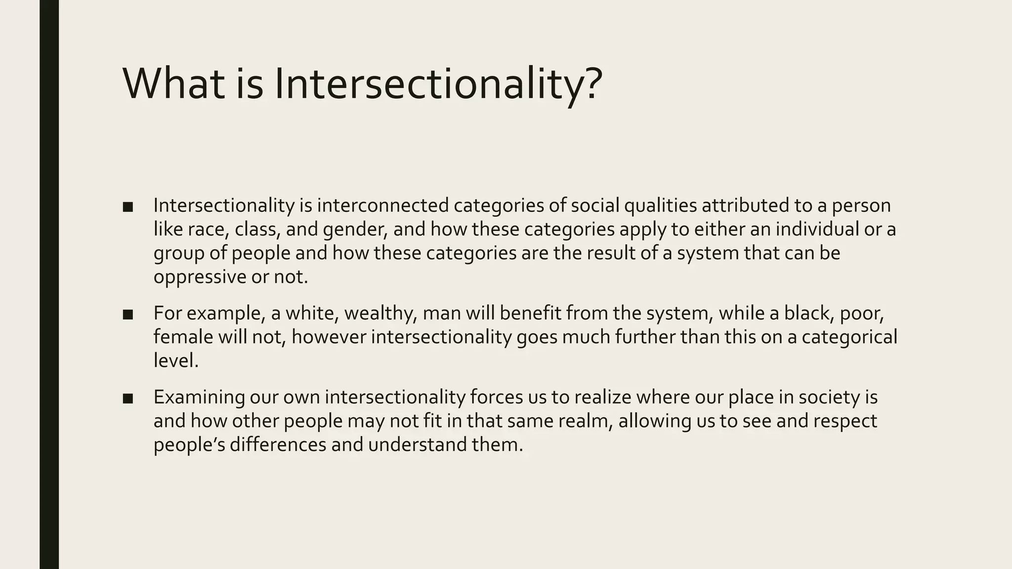 Intersectional feminism | PPTX