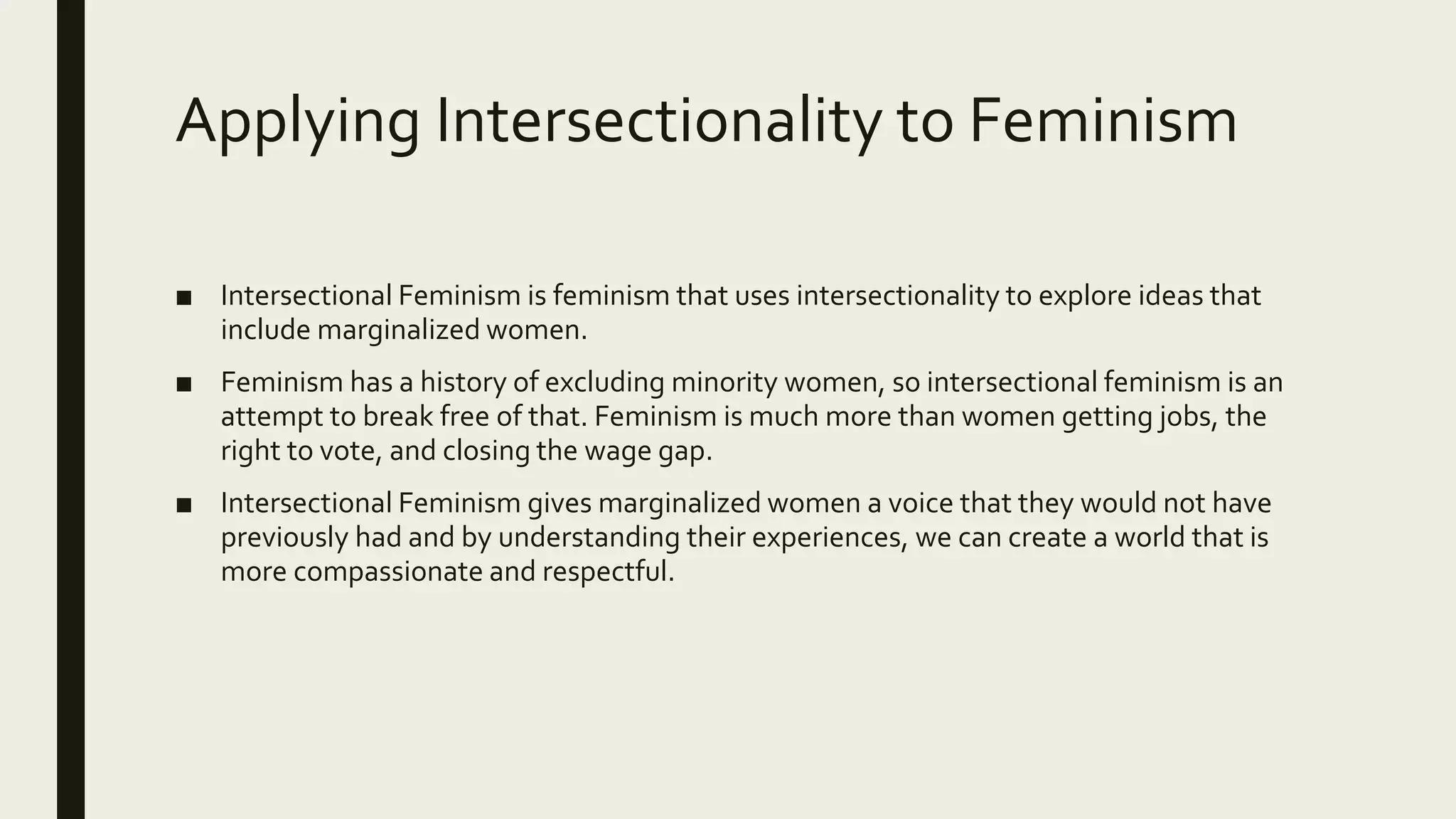 Intersectional feminism | PPTX