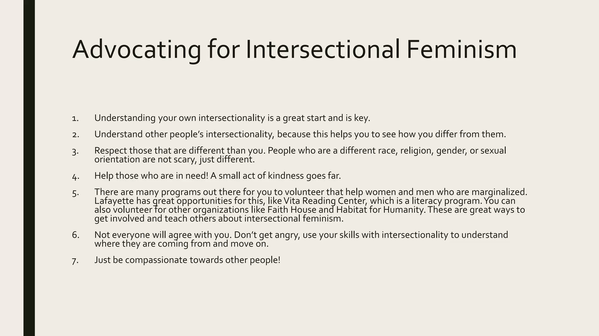 Intersectional feminism | PPTX