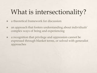 Intersectional Feminism | PPTX