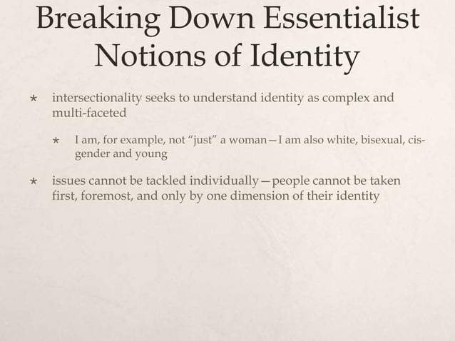 Intersectional Feminism | PPTX | Debated Sensitive Social Issues | Sensitive Topics