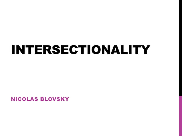Intersectionality | PPTX