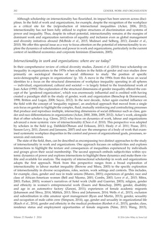 Intersectionality in Organizations | PDF