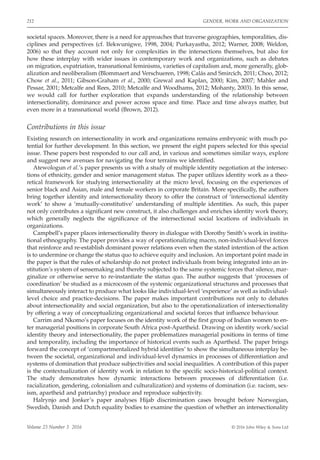 Intersectionality in Organizations | PDF