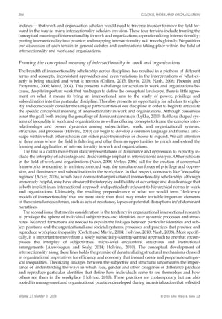 Intersectionality in Organizations | PDF