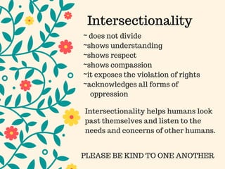 Intersectionality power point | PPT
