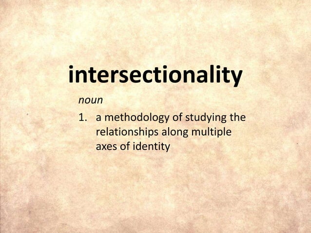 Intersectionality presentation | PPTX | Debated Sensitive Social Issues ...