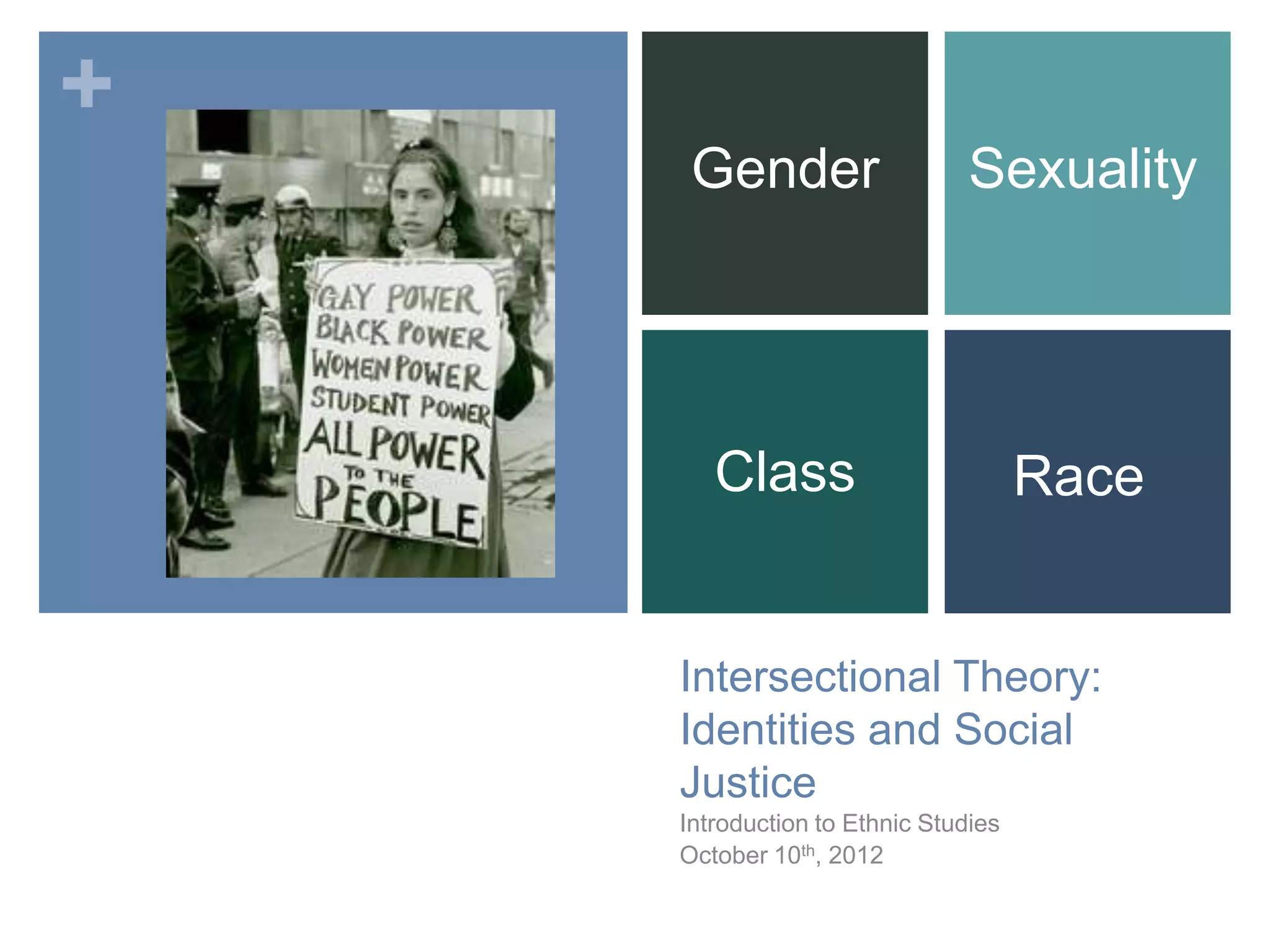 Intersectional theory | PPTX