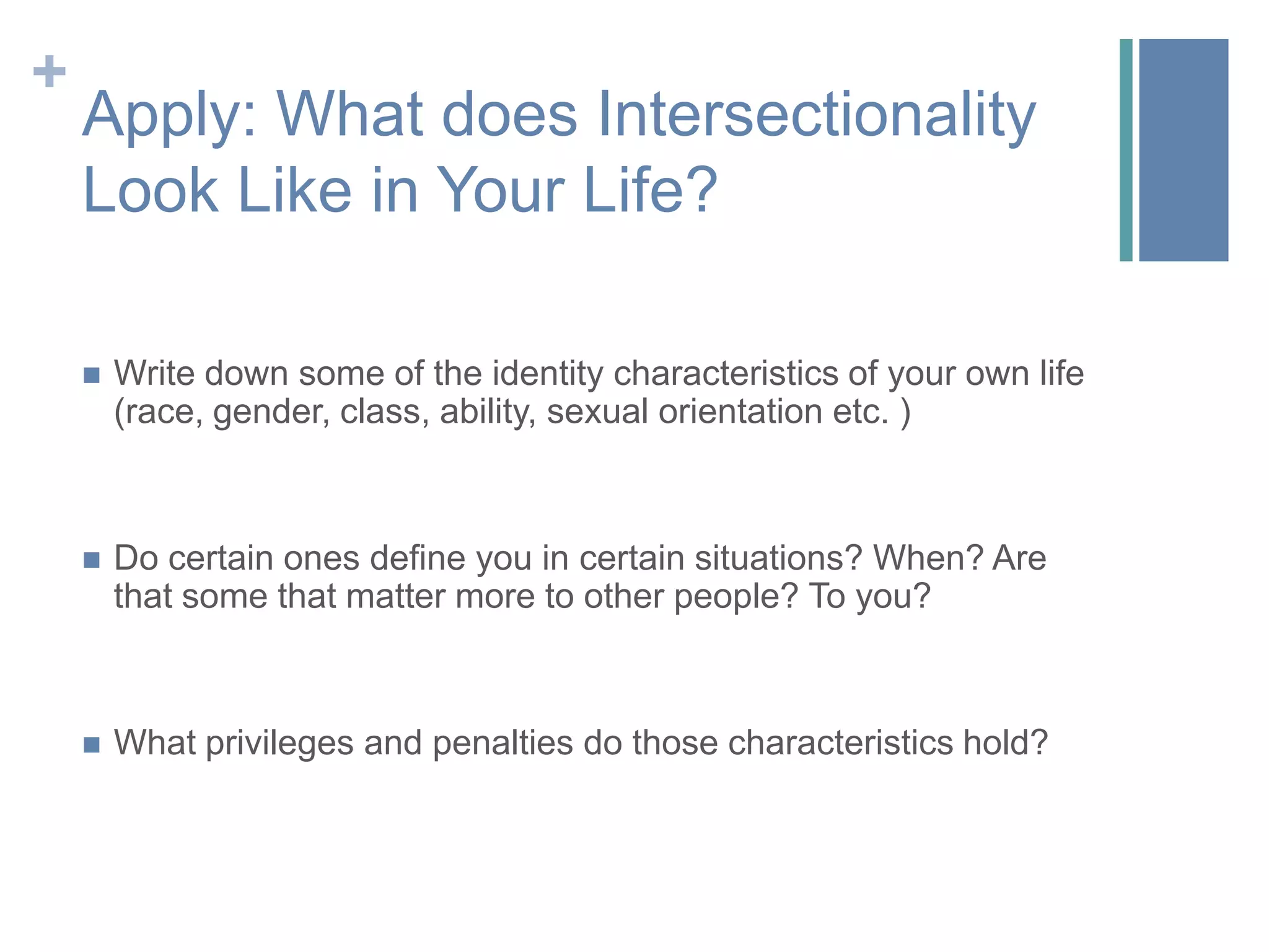 Intersectional theory | PPTX