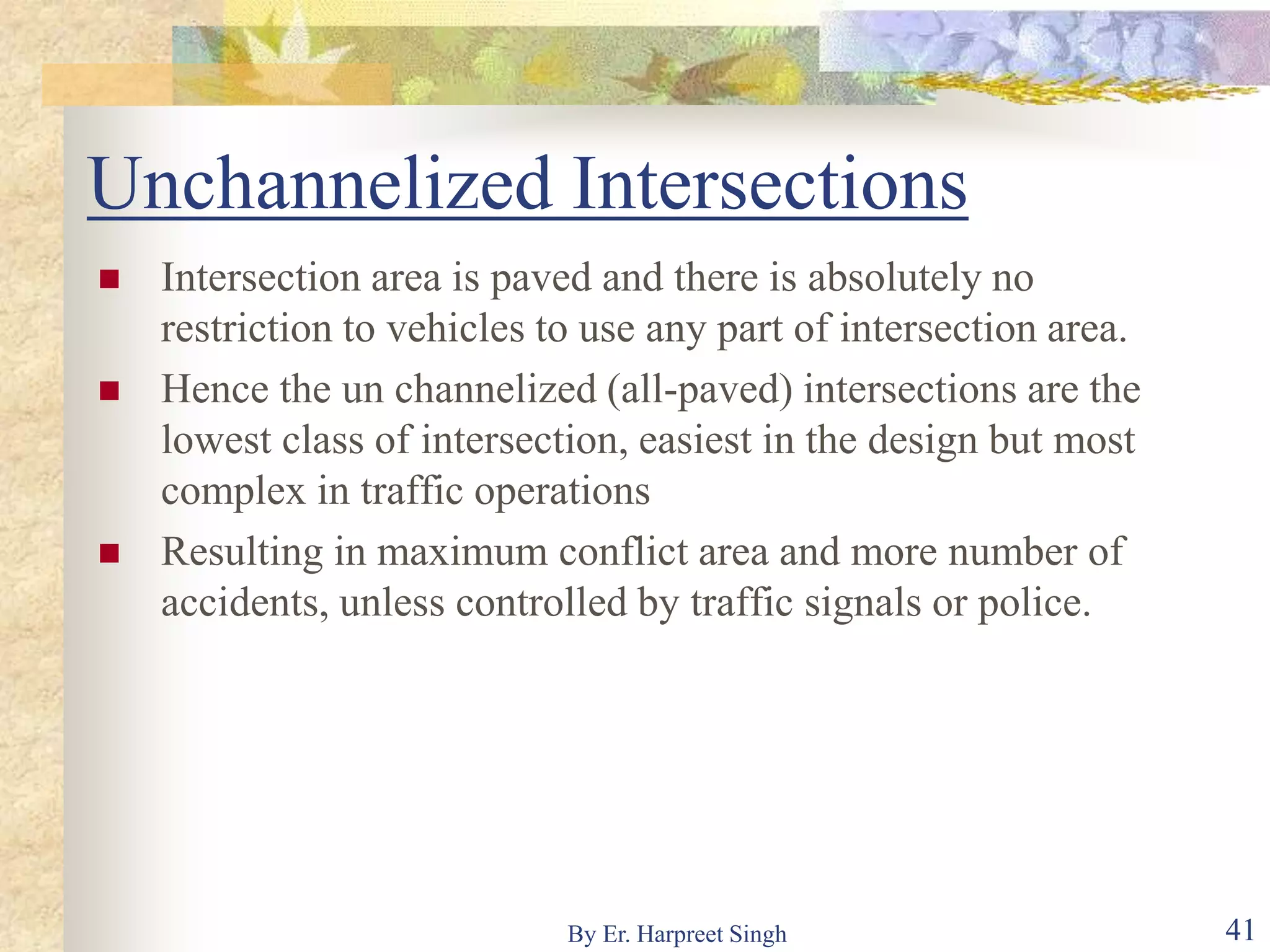 Intersection designs ppt | PPT