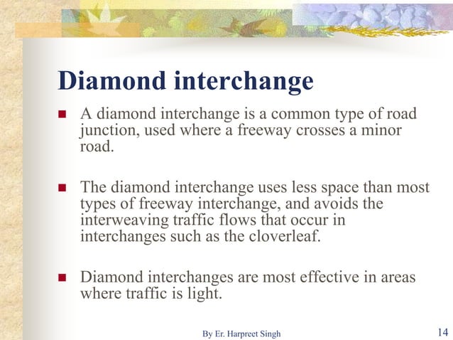 Intersection designs ppt | PPT
