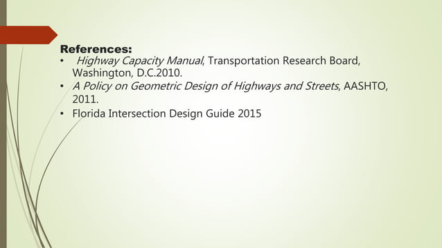 Intersection in roads by malyar talash | PPTX