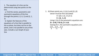 Intersections Unit Assignment - Virtual High School (VHS) - MCV4U | PPTX