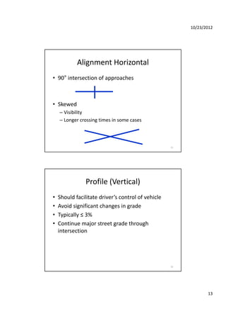 Intersections & Interchanges ( Highway Engineering Dr. Sherif El-Badawy ...