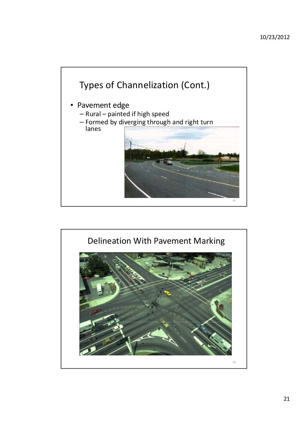 Intersections & Interchanges ( Highway Engineering Dr. Sherif El-Bada…