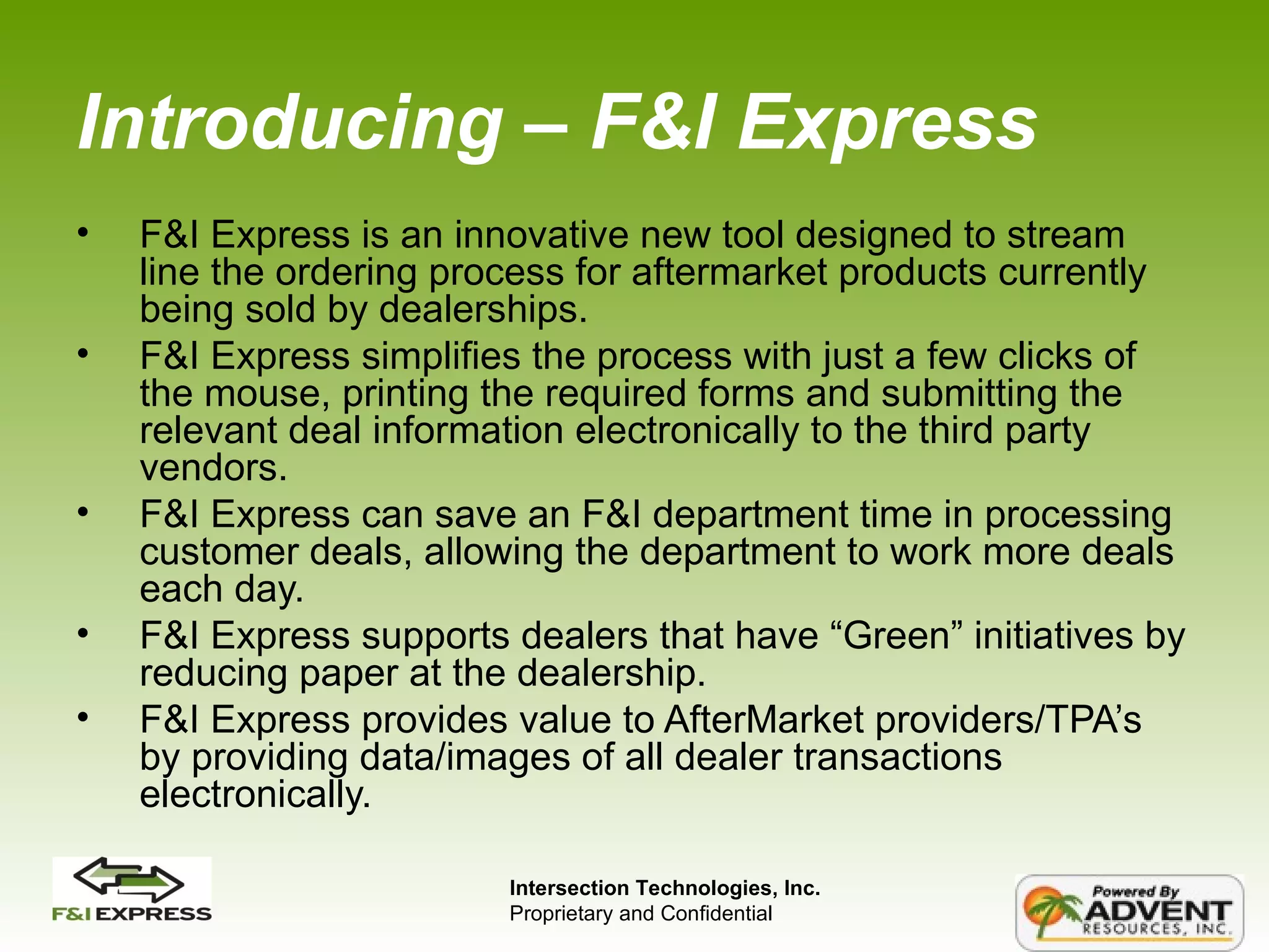 Intersection Technologies Overview April2009 | PPT