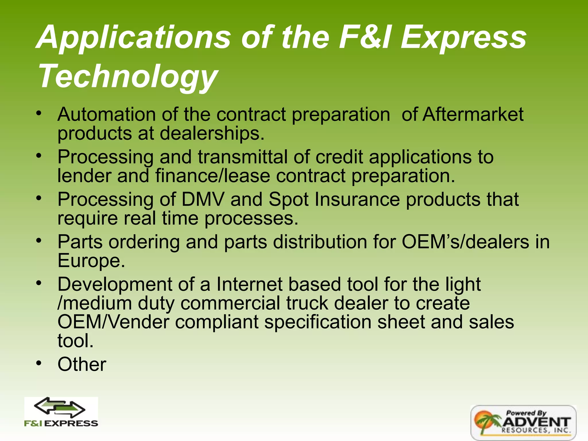 Intersection Technologies Overview April2009 | PPT