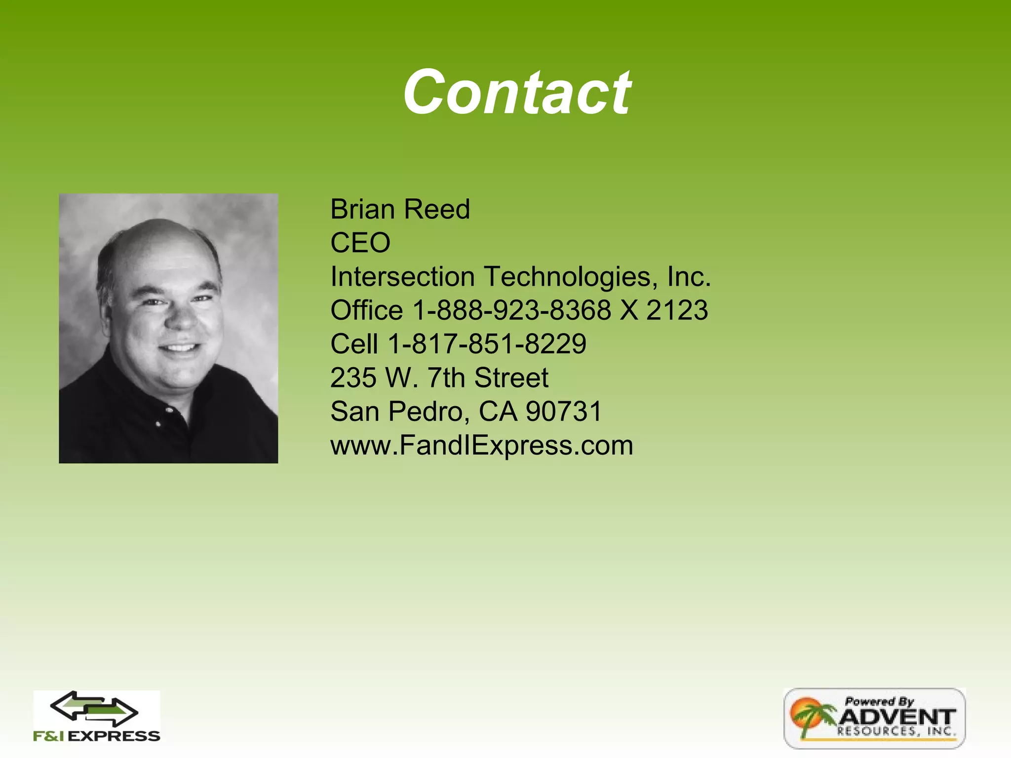 Intersection Technologies Overview April2009 | PPT