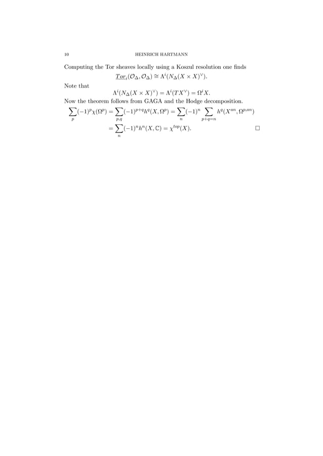 Notes on Intersection theory | PDF