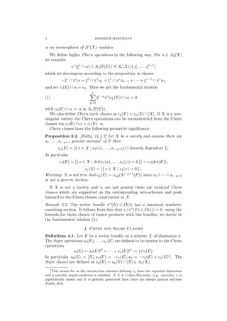 Notes on Intersection theory | PDF