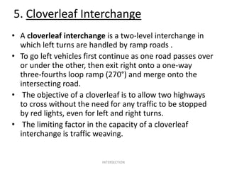 Intersection,types | PPTX