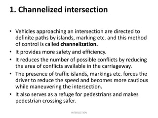 Intersection,types | PPTX