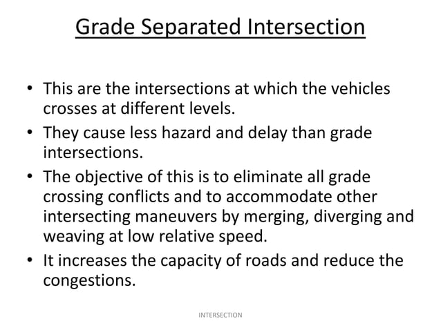 Intersection,types | PPTX | Rail Travel | Travel Type